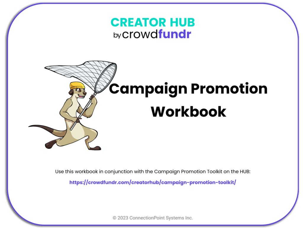 Crowdfunding promotion toolkit for creators