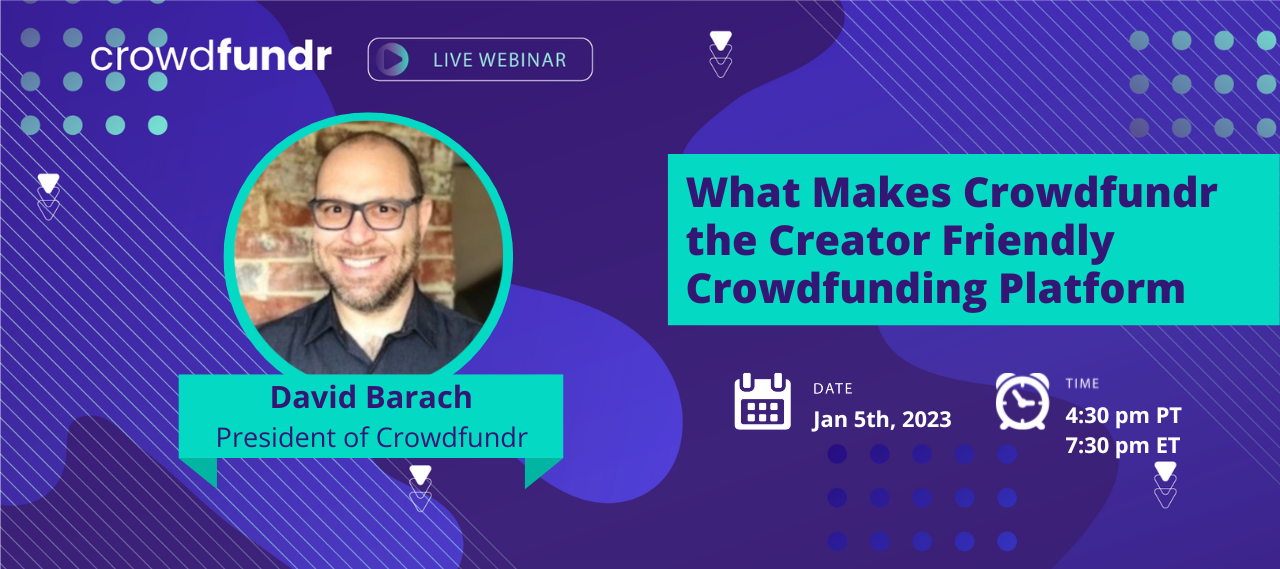 What Makes Crowdfundr the Creator Friendly Crowdfunding Platform ...